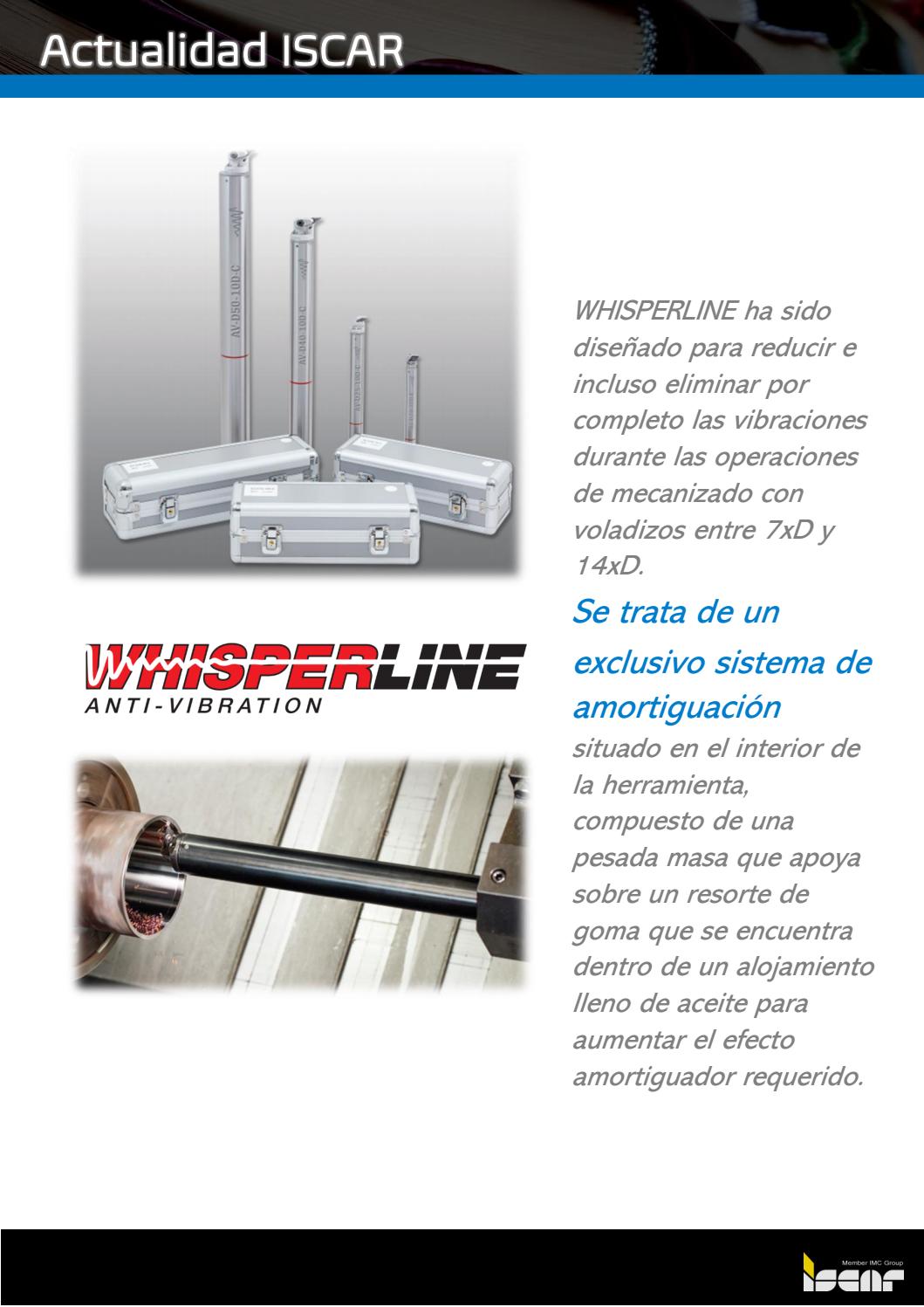 Whisperline anti-vibración by ISCAR IBERICA SA - Issuu