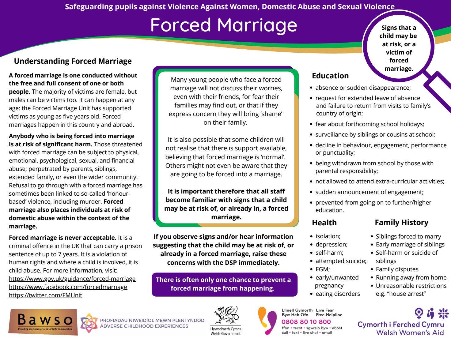 Forced Marriage Fact Sheet by ACESupportHub - Issuu