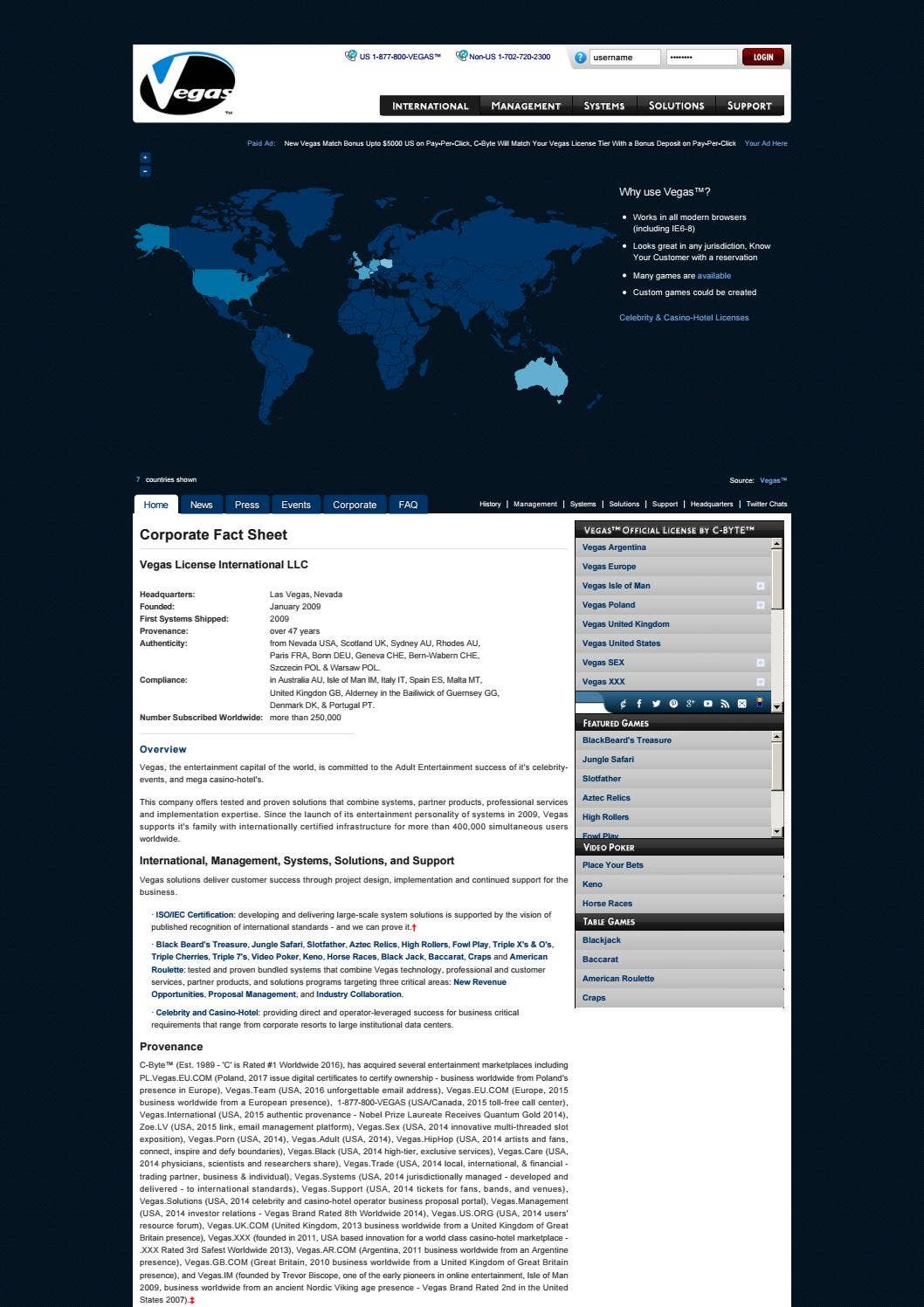 International - Vegas™ by Cdr Trevor D Biscope KCB CD SAS - Issuu