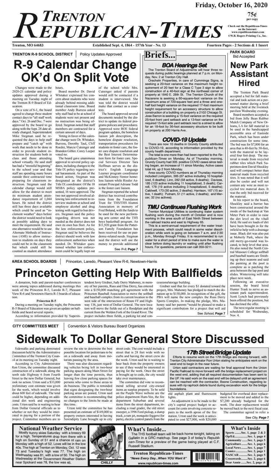 Trenton R-Times_10-16-2020 by GranDesign - Issuu
