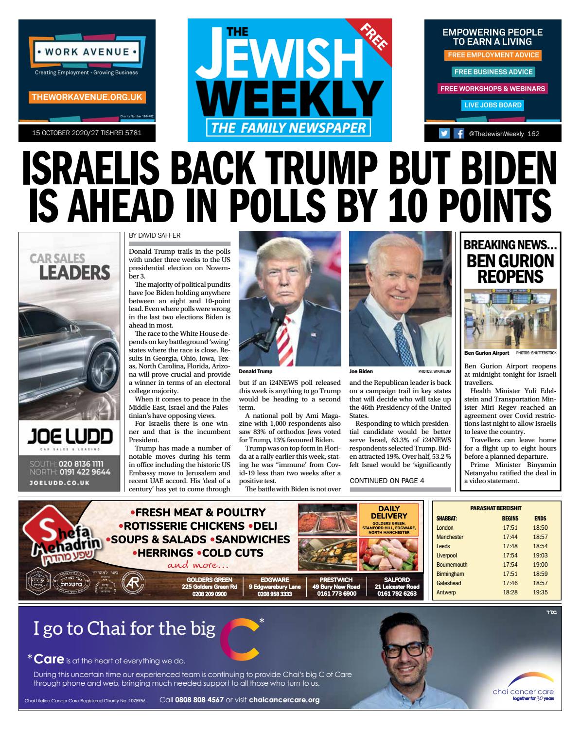 The Jewish Weekly Issue 162 by The Jewish Weekly - Issuu
