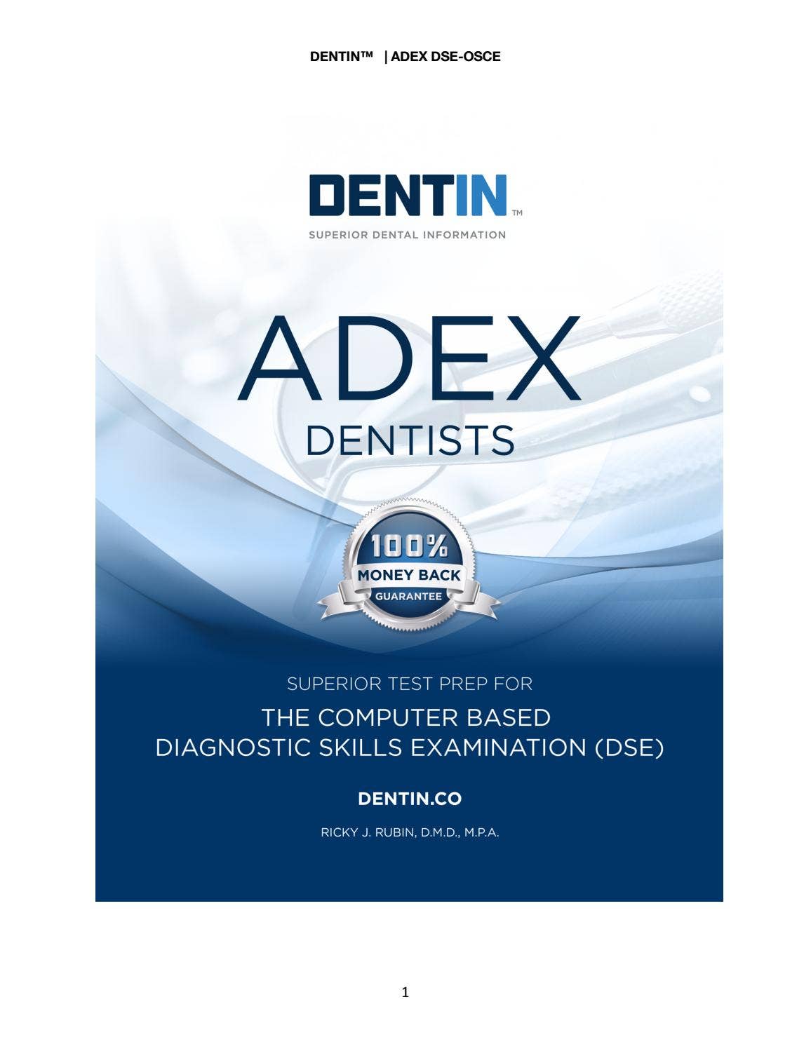 ADEX DSE-OSCE by DENTIN - Issuu