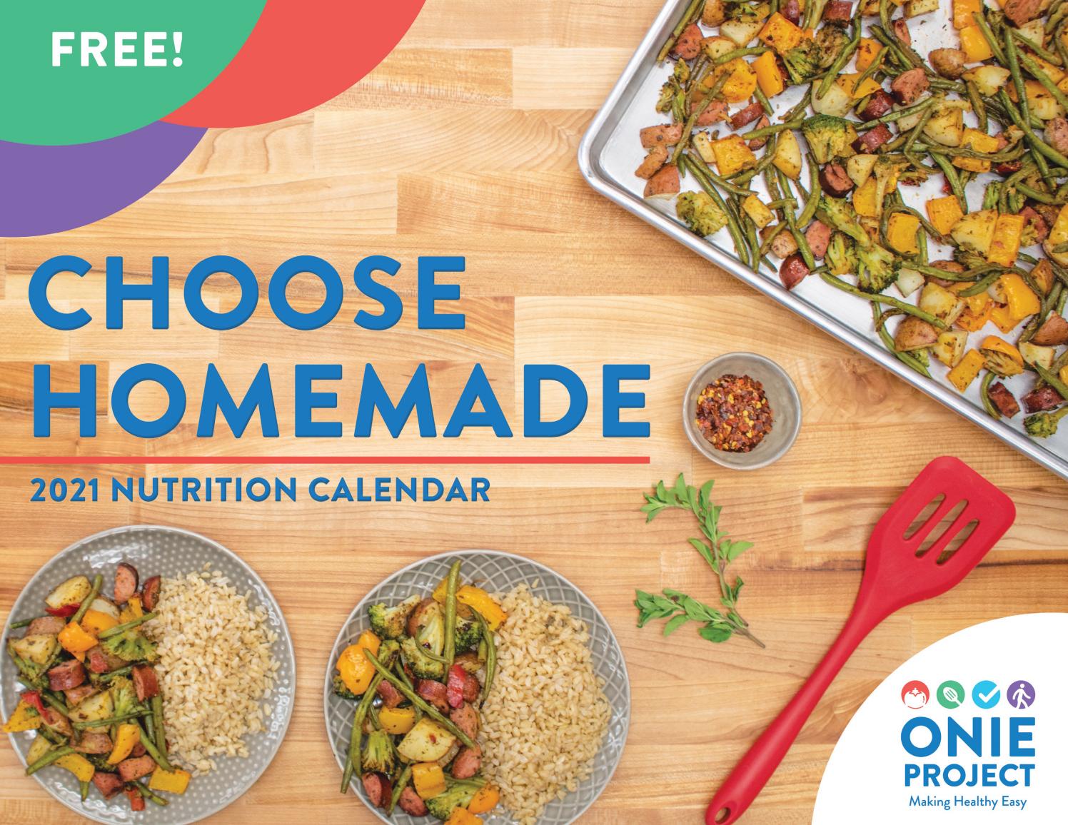2021 Nutritional Calendar (English) by The ONIE Project - Issuu