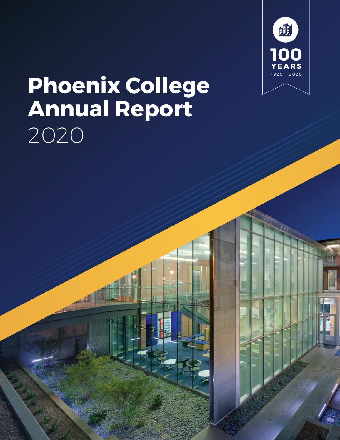 Phoenix College Annual Report 2020 by The Maricopa Community Colleges ...
