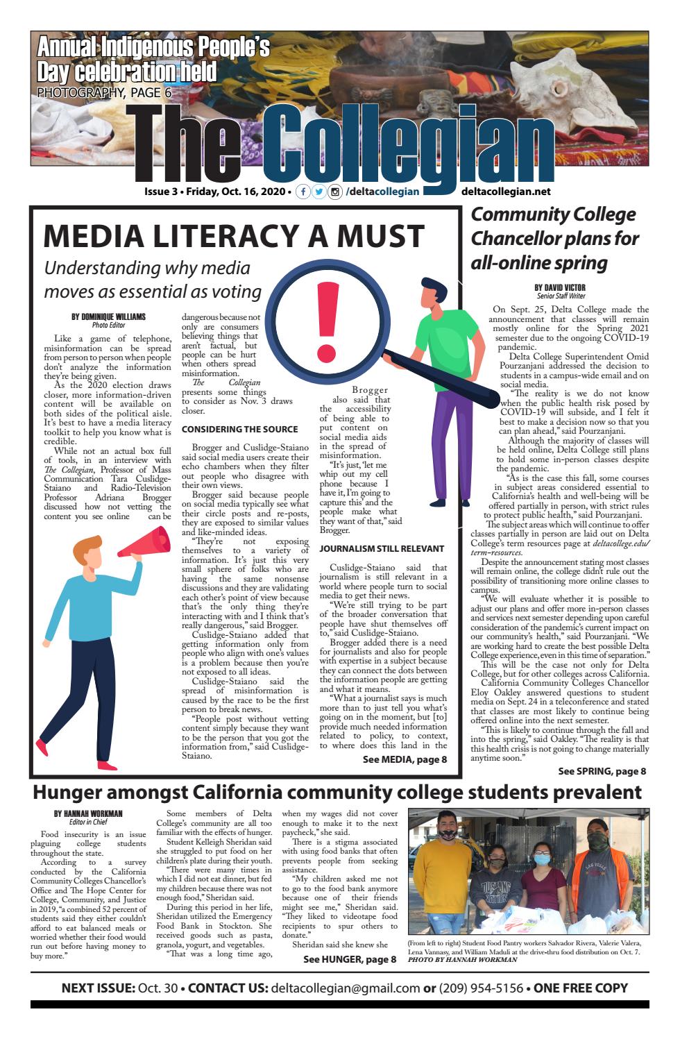 The Collegian - Published Oct. 16, 2020 by The Collegian - Issuu