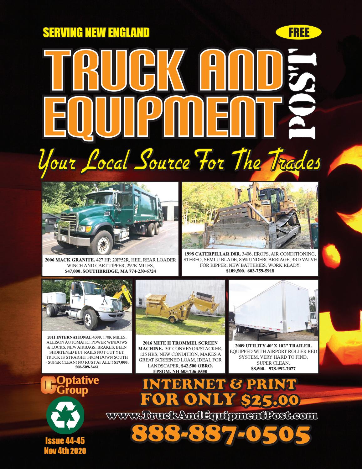 Truck And Equipment Post - Issue 44-45, 2020 by 1ClickAway - Issuu