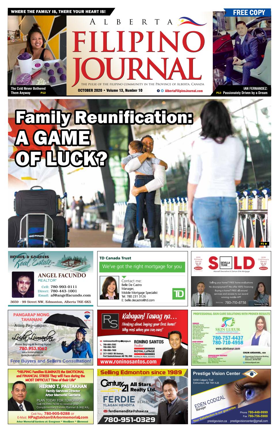 Alberta Filipino Journal - October 2020 Issue by Alberta Filipino ...