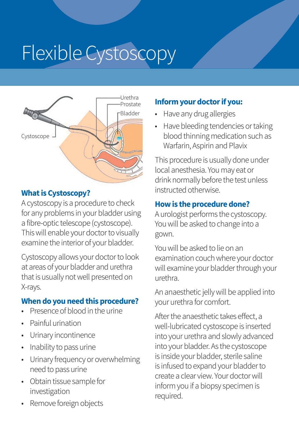 Flexible Cystoscopy by Yishun Health - Issuu