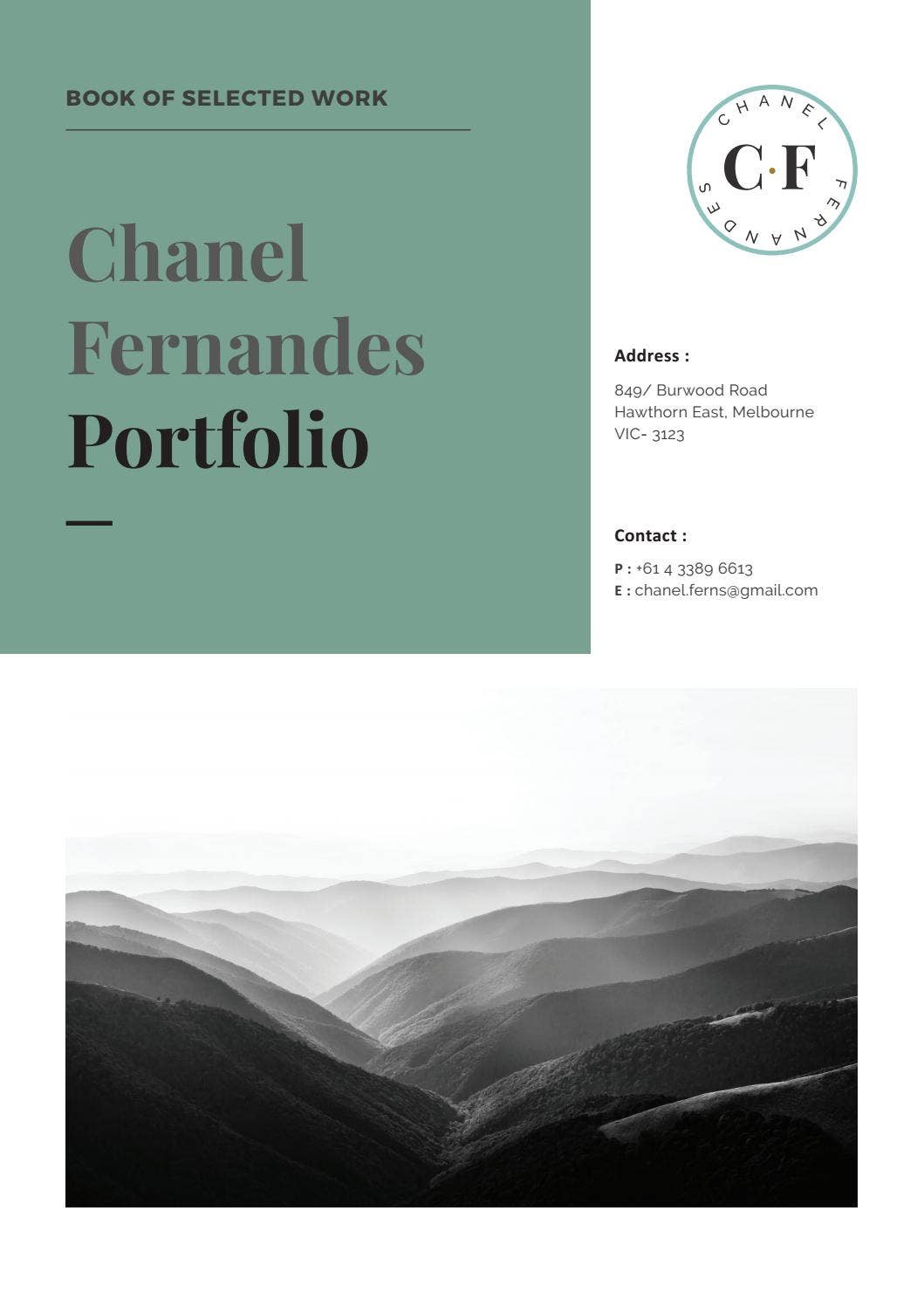 Chanel Fernandes Portfolio - 2020 by Chanel Ferns - Issuu