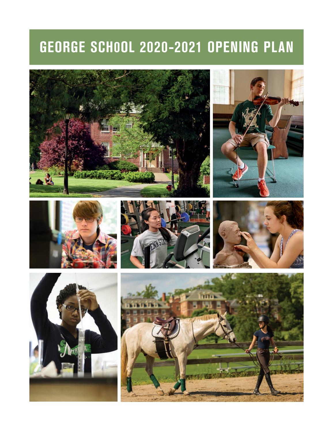 George School 2020-2021 Opening Plan by George School - Issuu