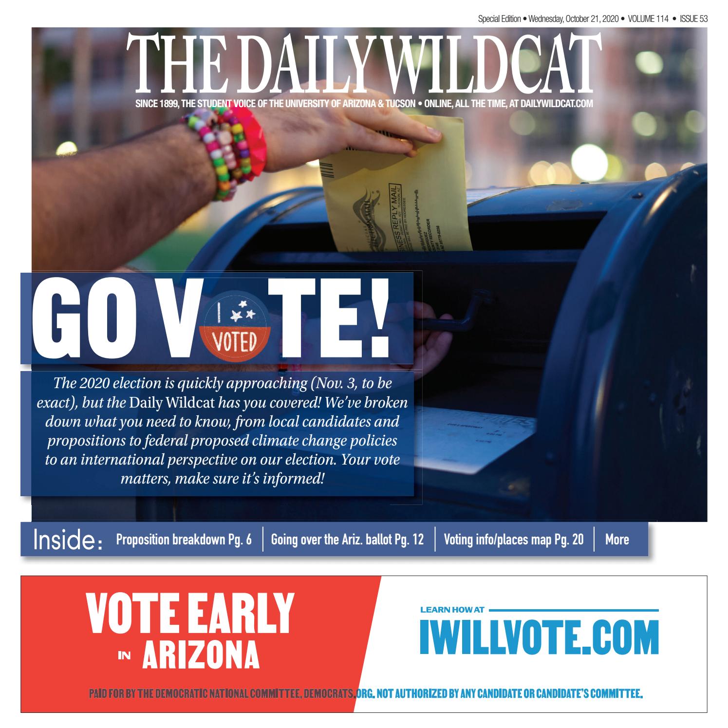 Daily Wildcat | 2020 Election Preview | Wednesday Oct. 21, 2020 by ...