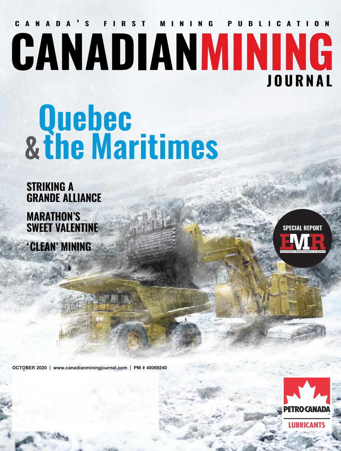 Canadian Mining Journal October 2020 by The Northern Miner Group - Issuu