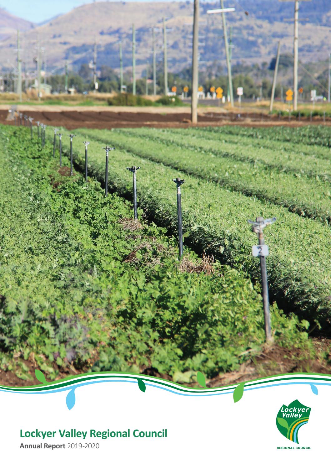 2019-2020 Annual Report - Lockyer Valley Regional Council by Lockyer ...