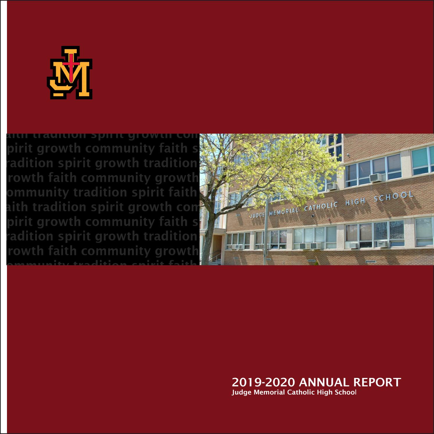 Judge Memorial Annual Report 2019-2020 by judgememorial7 - Issuu