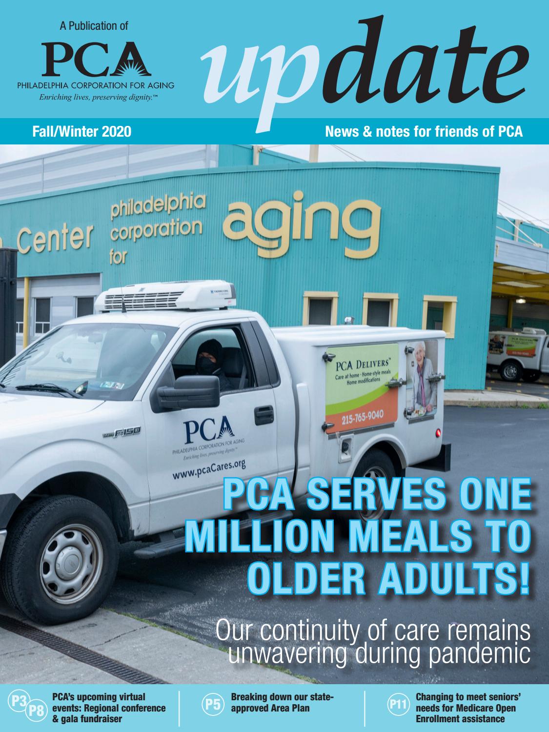 PCA's Update: Fall/Winter 2020 by Philadelphia Corporation for Aging ...