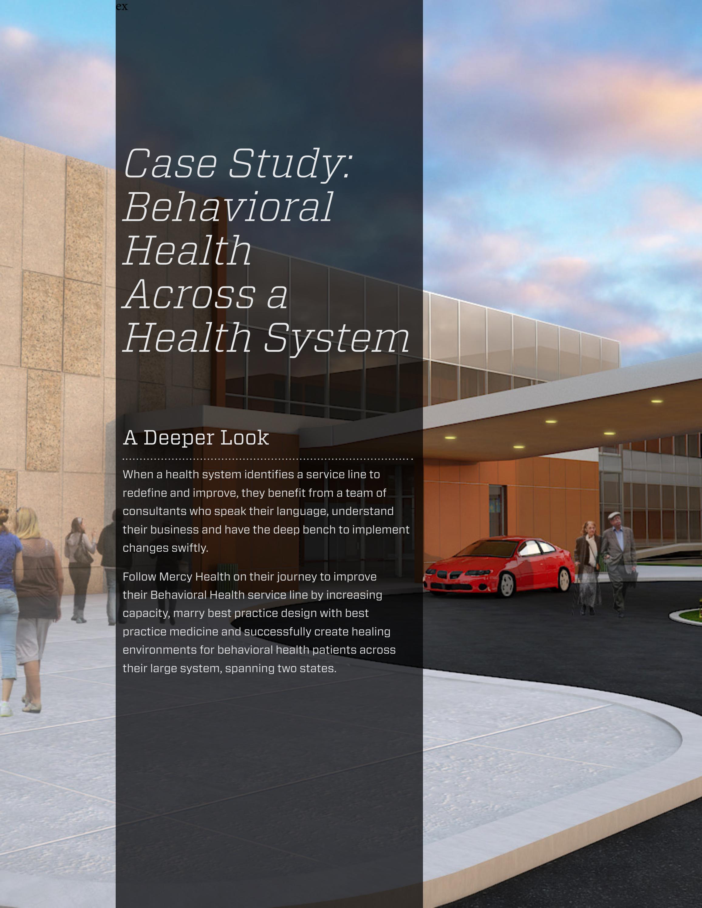 Case Study: Behavioral Health Across a Health System by Array ...