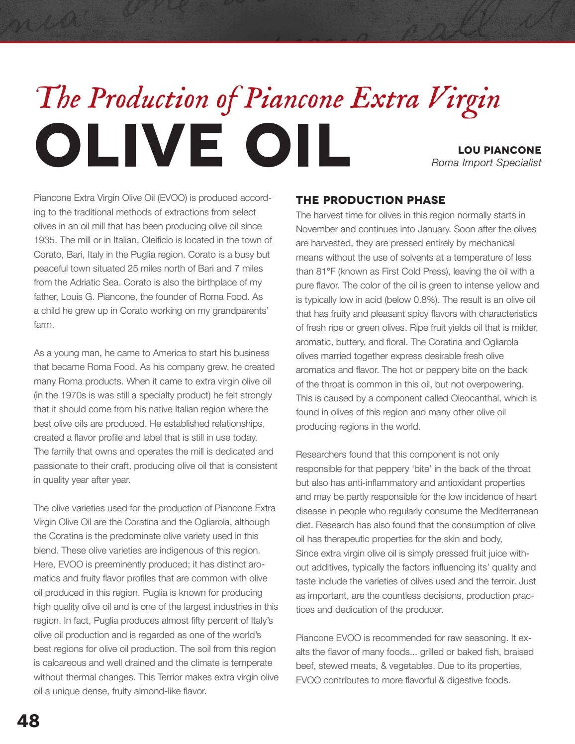 Performance Foodservice Springfield Italian Guide by Performance ...