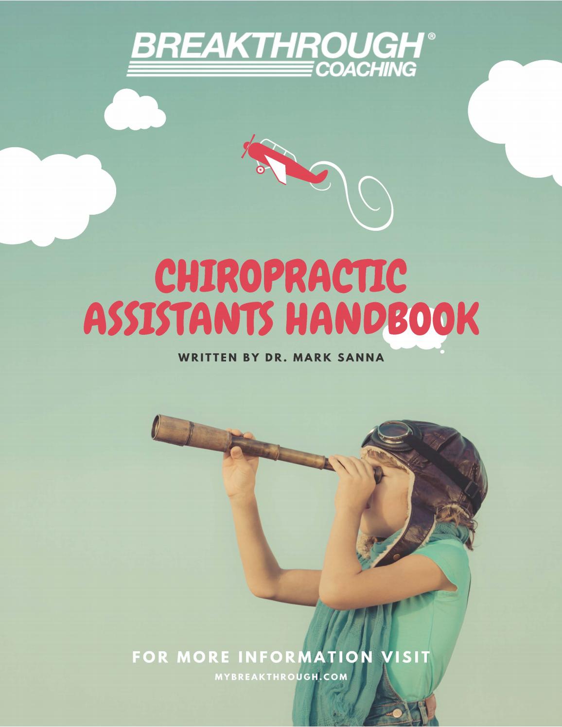 Form 995 - Chiropractic Assistants Handbook by btcdeb - Issuu