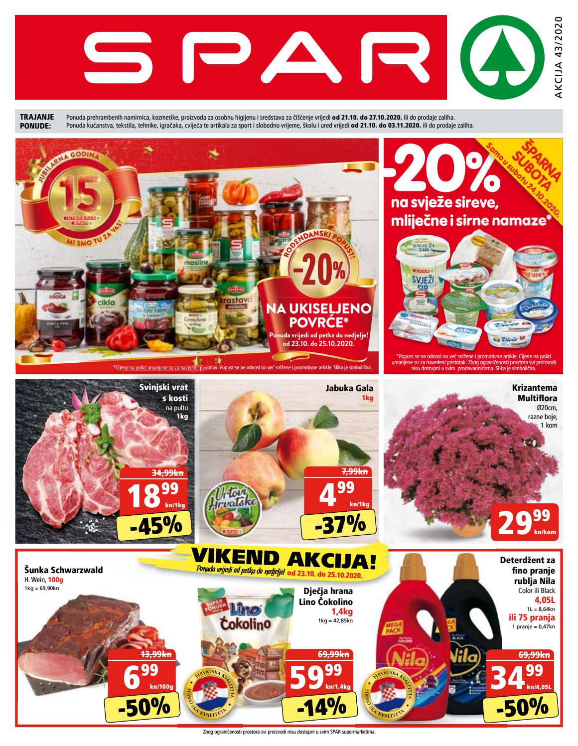 Spar katalog od 21.10.-03.11.2020. by Catalog.hr - Issuu