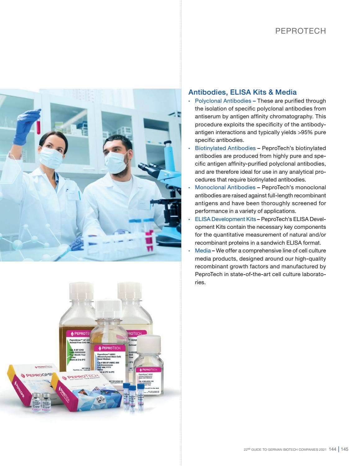 22nd Guide to German Biotech Companies 2021 by BIOCOM Interrelations ...