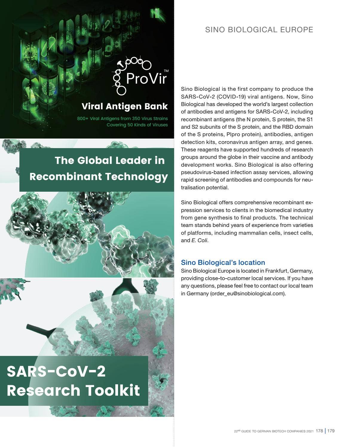 22nd Guide to German Biotech Companies 2021 by BIOCOM Interrelations ...