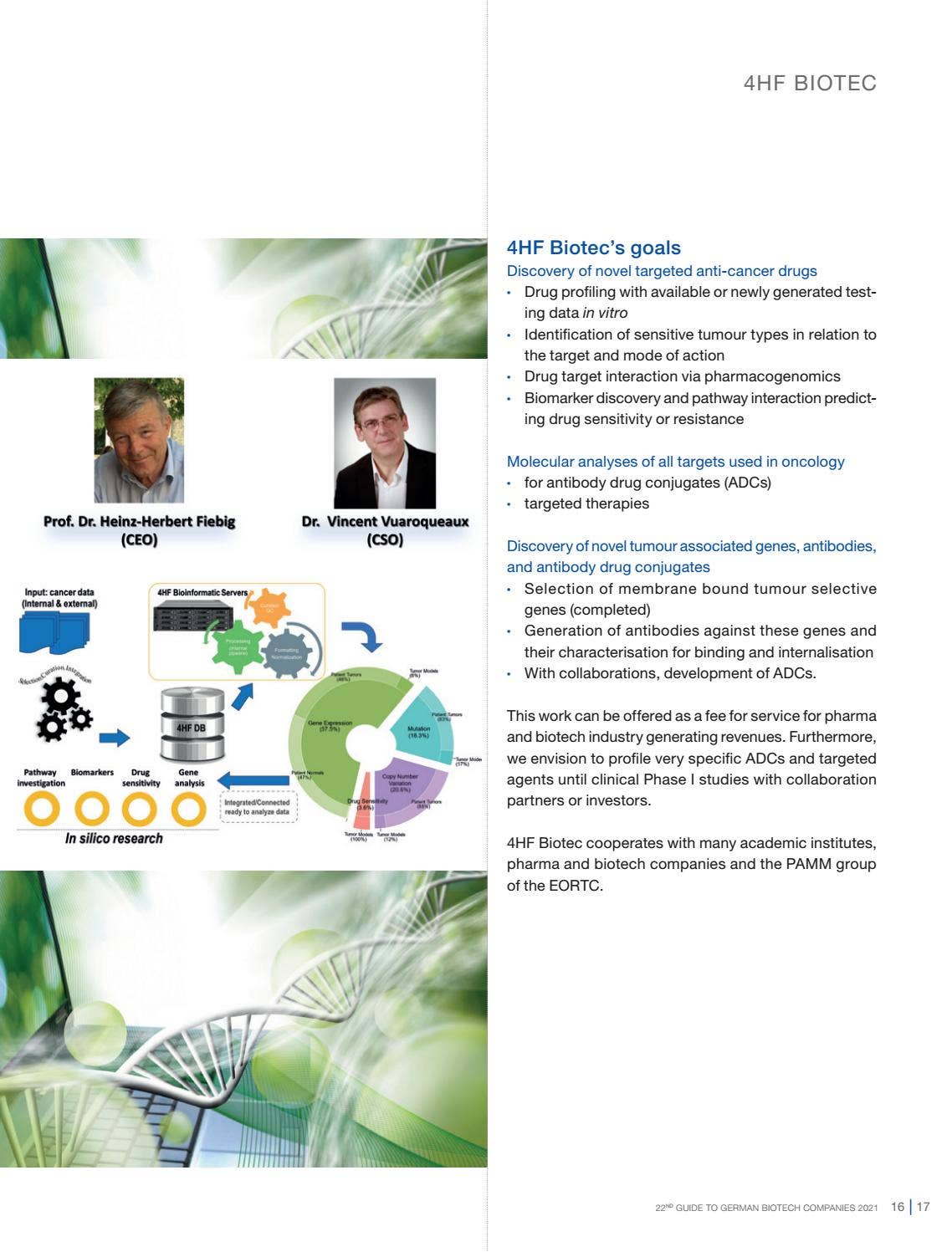 22nd Guide to German Biotech Companies 2021 by BIOCOM Interrelations ...