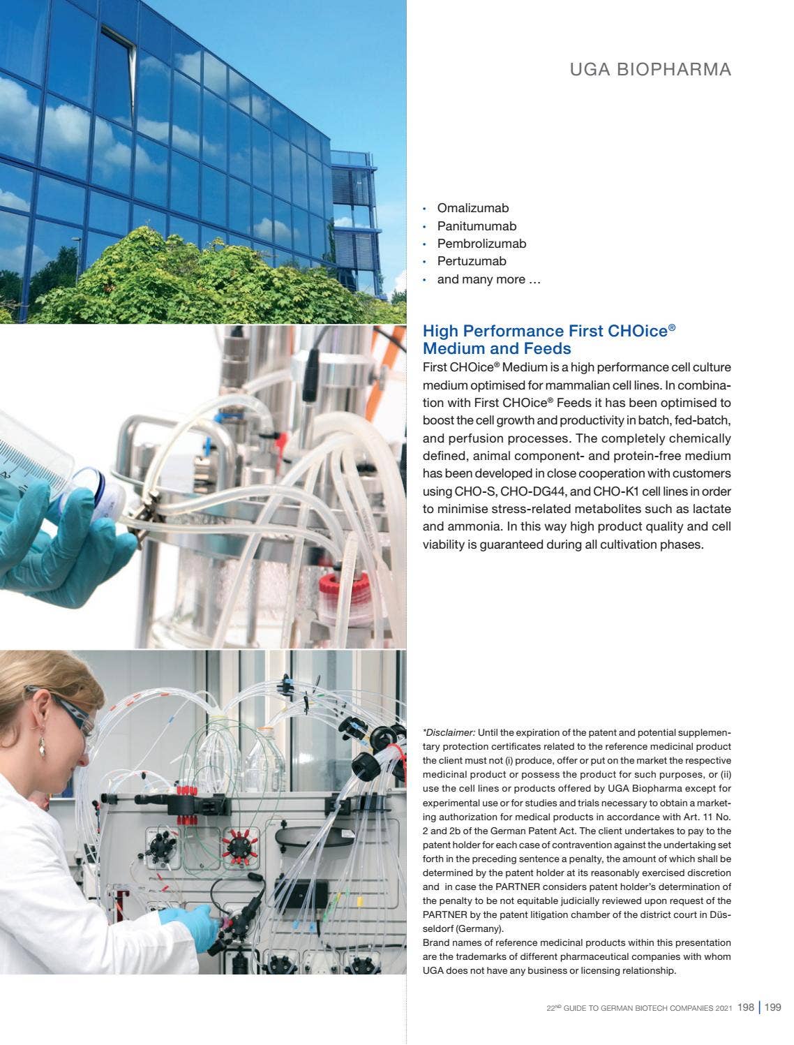 22nd Guide to German Biotech Companies 2021 by BIOCOM Interrelations ...