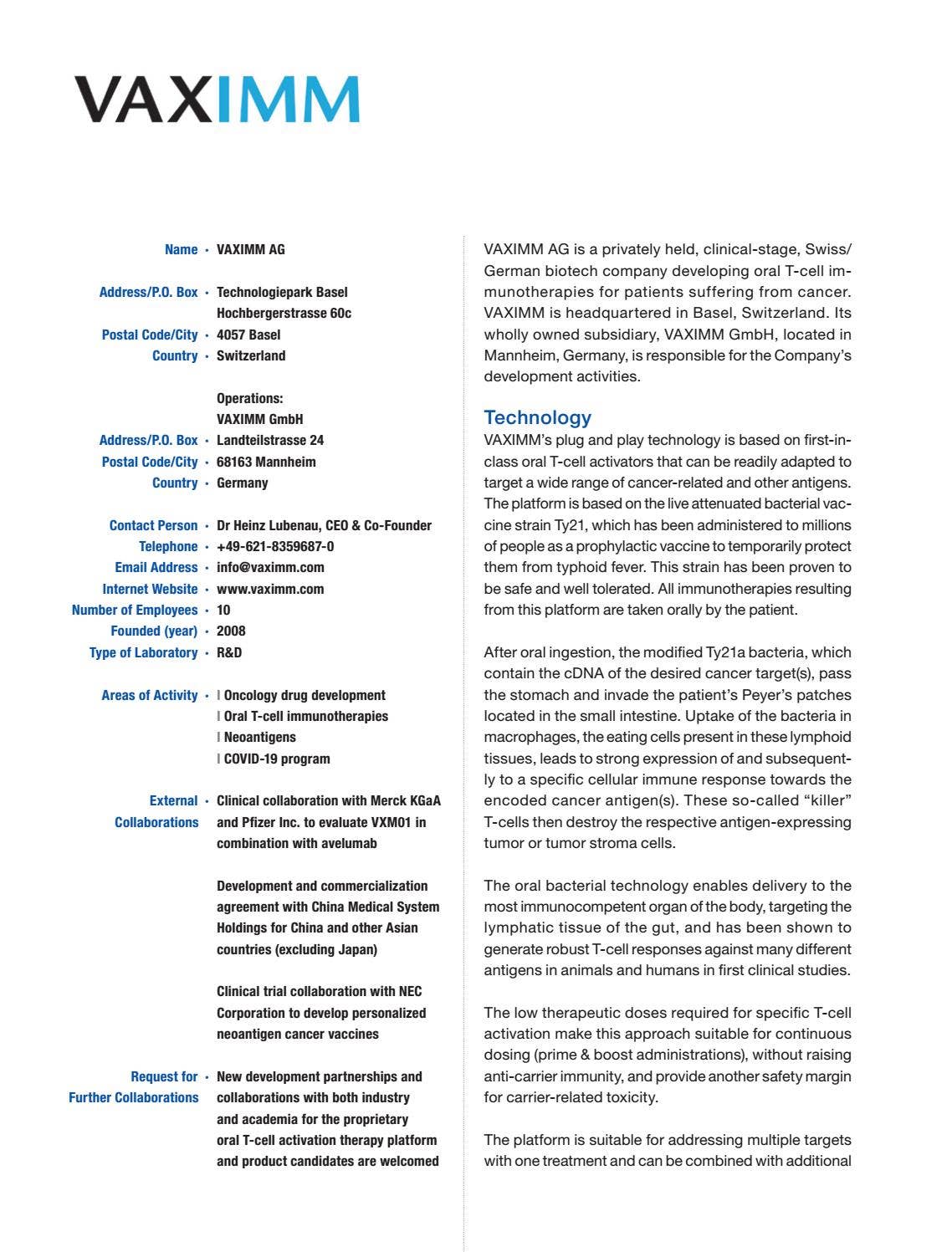 22nd Guide to German Biotech Companies 2021 by BIOCOM Interrelations ...