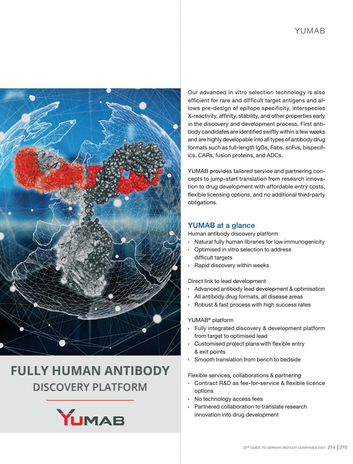 22nd Guide to German Biotech Companies 2021 by BIOCOM Interrelations ...