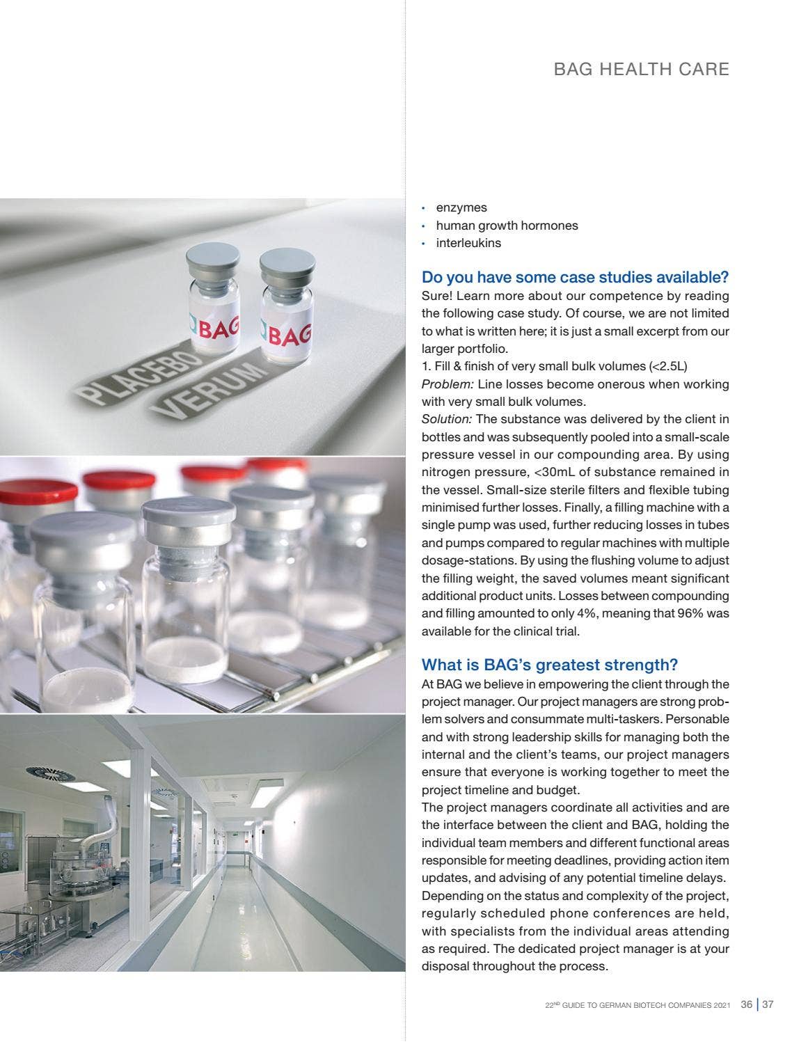 22nd Guide to German Biotech Companies 2021 by BIOCOM Interrelations ...