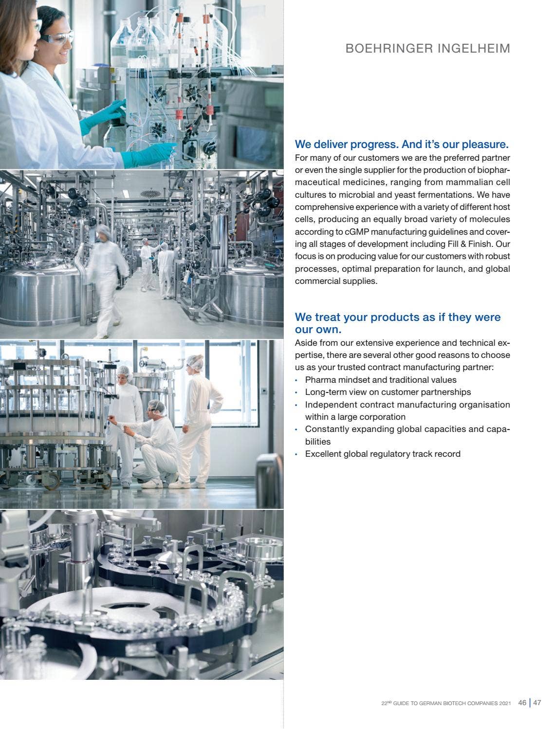 22nd Guide to German Biotech Companies 2021 by BIOCOM Interrelations ...