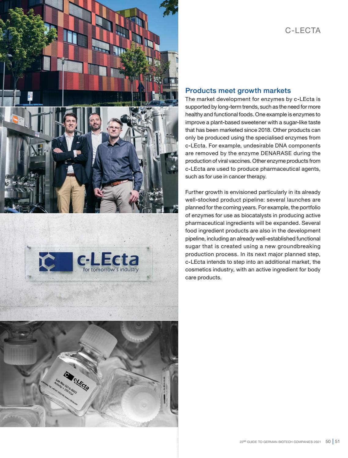 22nd Guide to German Biotech Companies 2021 by BIOCOM Interrelations ...