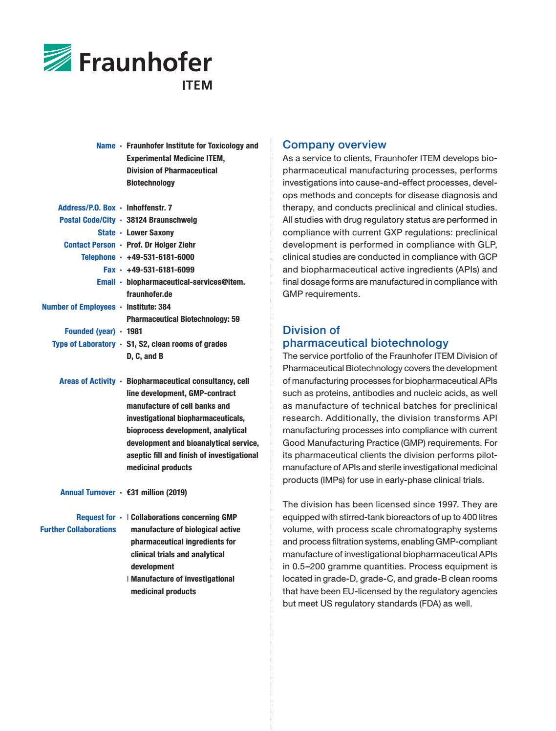 22nd Guide to German Biotech Companies 2021 by BIOCOM Interrelations ...