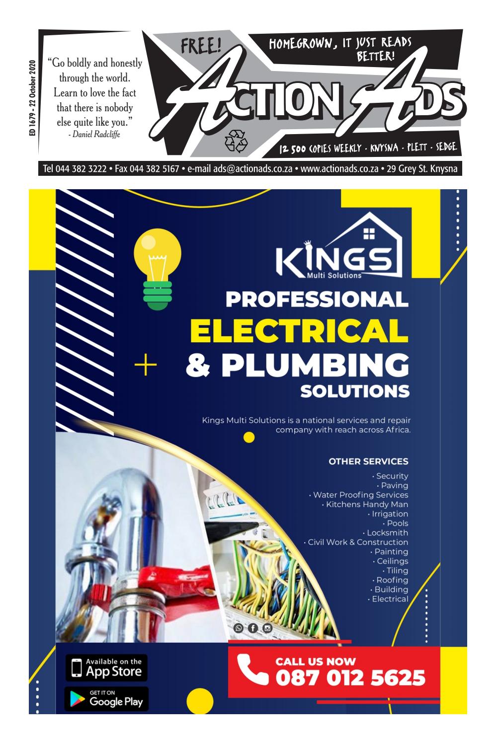 Edition 1679 - 22 October 2020 by Action Ads - Issuu