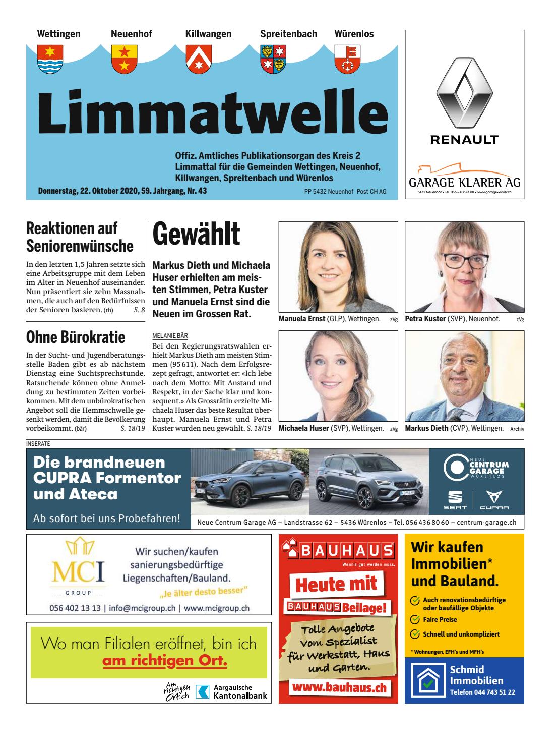 Limmatwelle Woche 43 by AZ-Anzeiger - Issuu