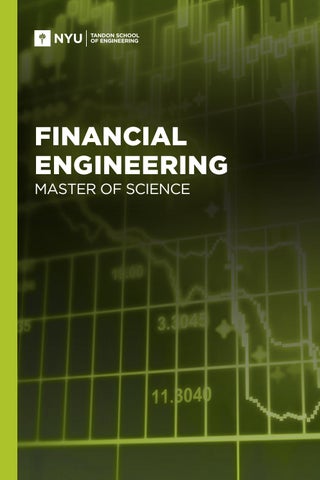 Finance and Risk Engineering, Master of Science by Spark451 - Issuu