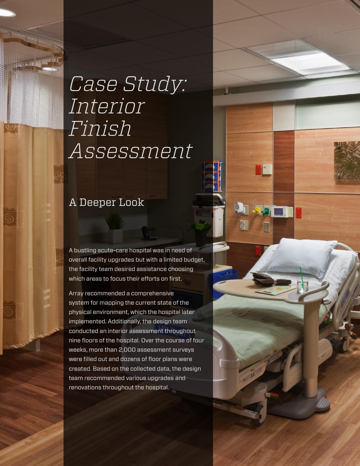 Case Study: Interior Finish Assessment by Array Architects - Issuu