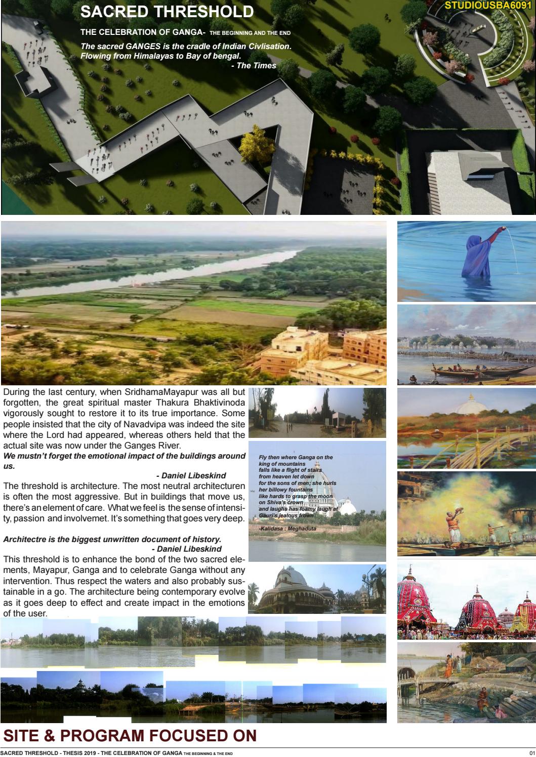 Sacred Threshold (Bachelor of Architecture- Thesis) by keerthana sundaram - Issuu