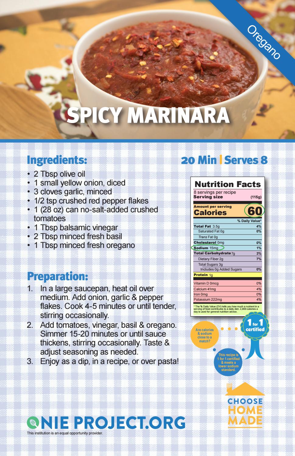 Oregano Recipe Card by The ONIE Project - Issuu