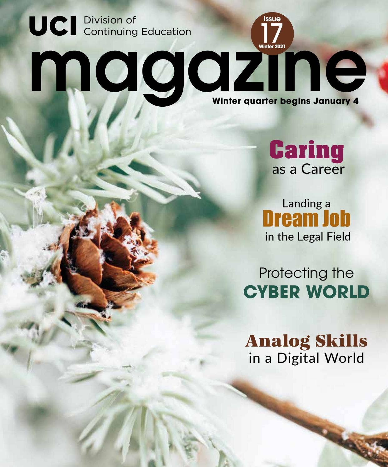 UCI Division of Continuing Education Magazine. Issue 17: Winter 2021 ...
