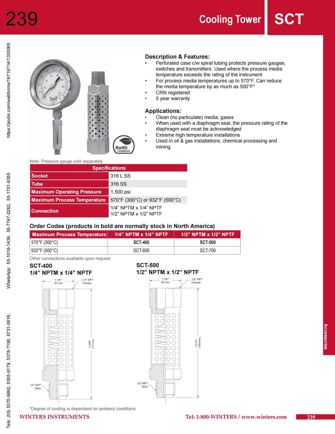 CATÁLOGO INSTRUMENTOS WINTERS - WINTERS INSTRUMENTS CATALOG - México https://podio.com/webforms ...