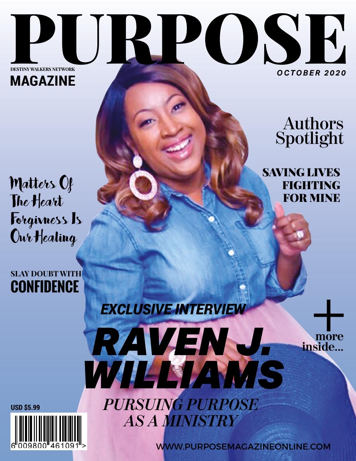 PURSUING PURPOSE AS A MINISTRY DWN PURPOSE Magazine October 2020 by ...