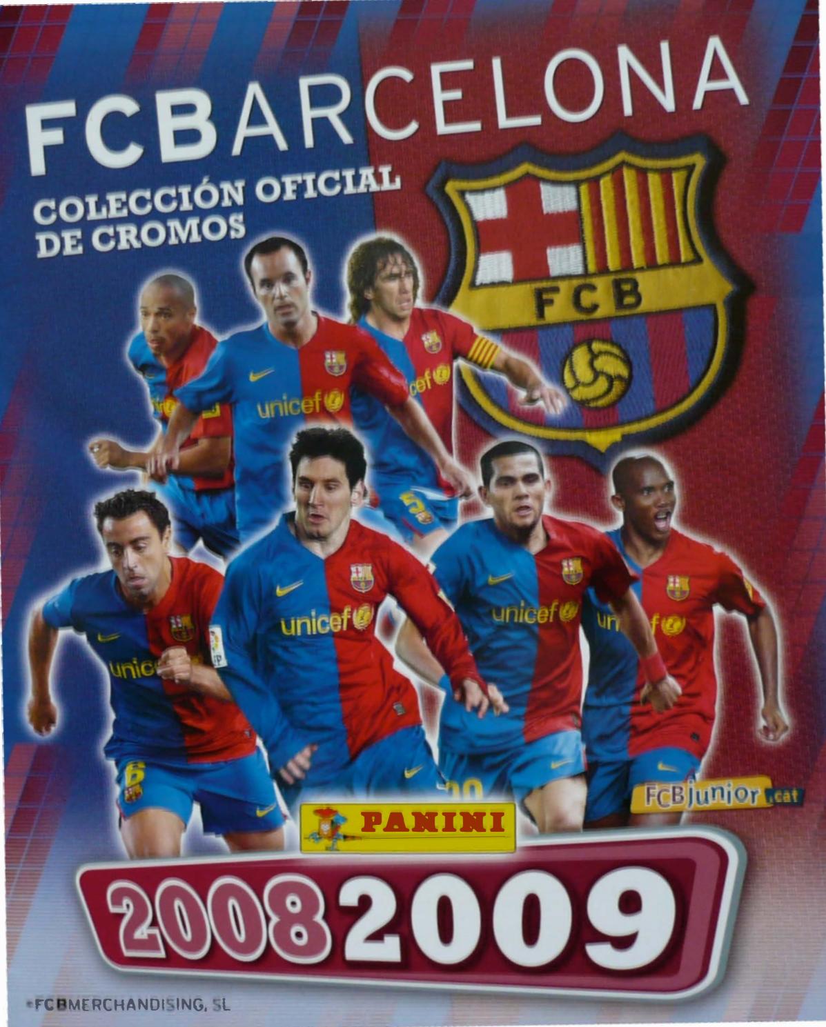 Panini FC Barcelona 2008-2009 by Steve Verberckmoes - Issuu