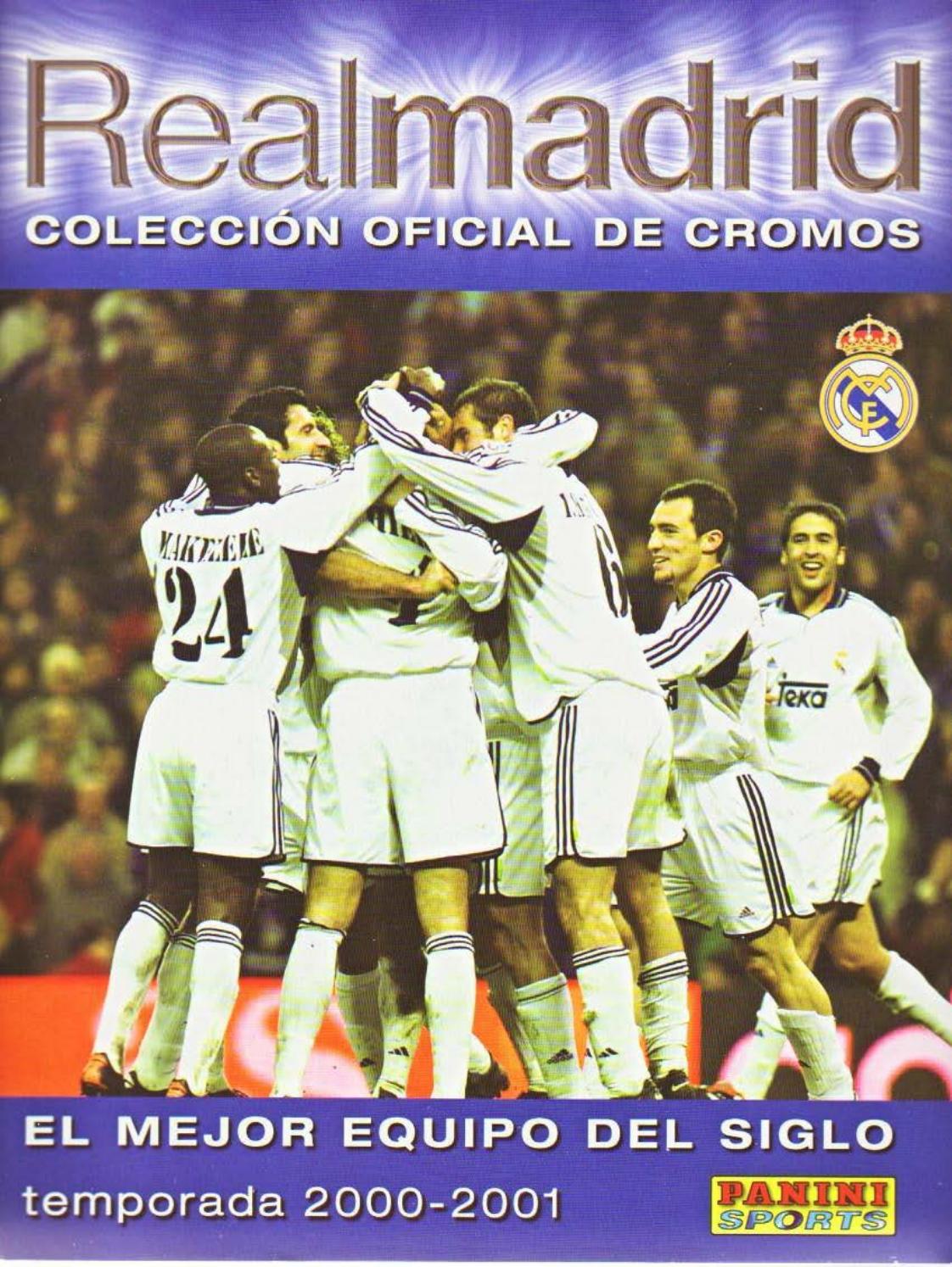 Panini Real Madrid CF 2000-2001 by Steve Verberckmoes - Issuu