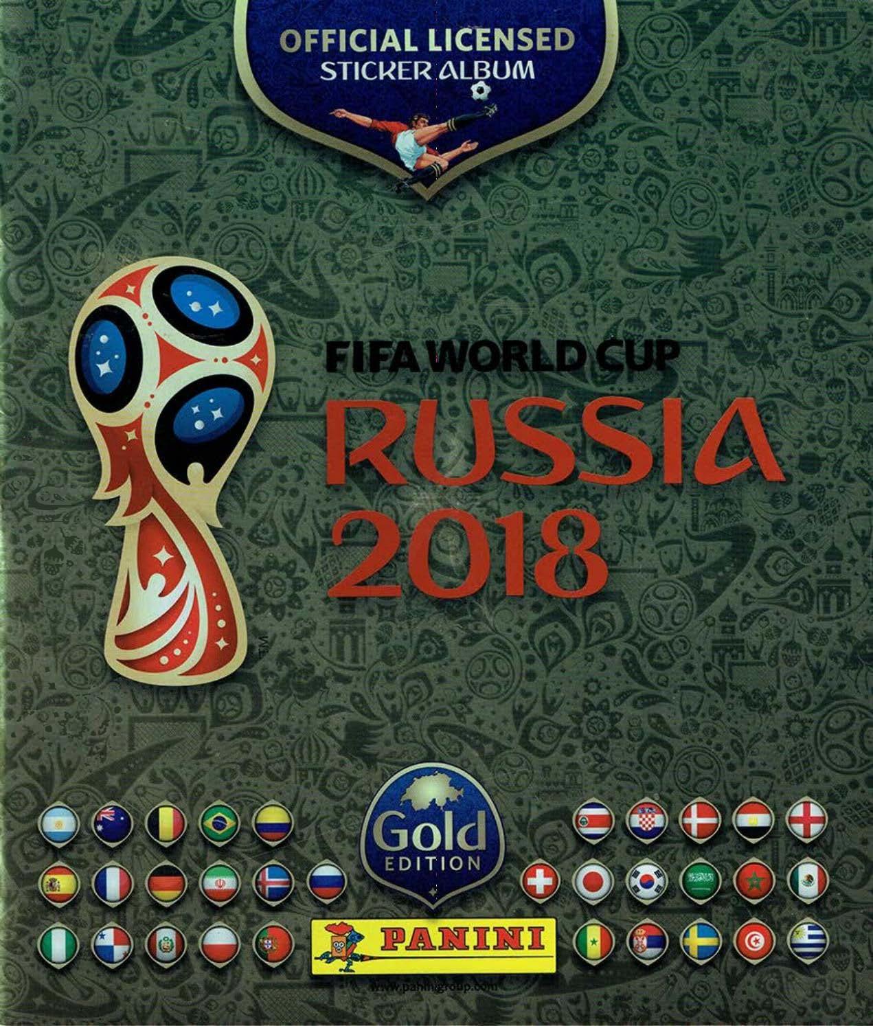 Panini FIFA World Cup 2018, Russia Gold Edition by Steve Verberckmoes ...