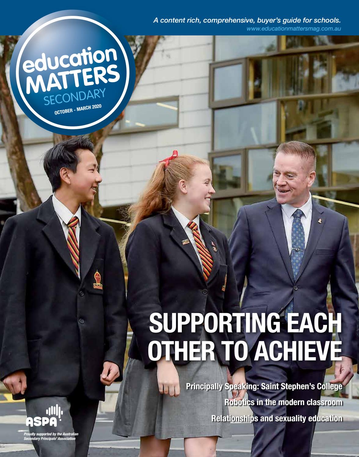 Education Matters (Secondary) October 2019 by Prime Creative Media - Issuu