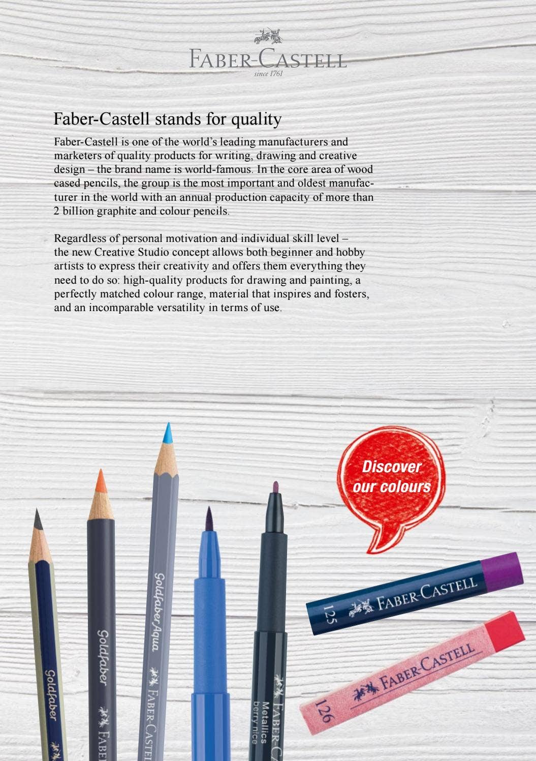 Onlinebrochure Monochrome by Faber-Castell AG - Issuu