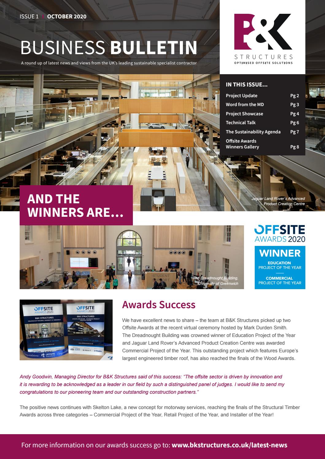 B&K Structures Business Bulletin - October 2020 by Radar Communications ...