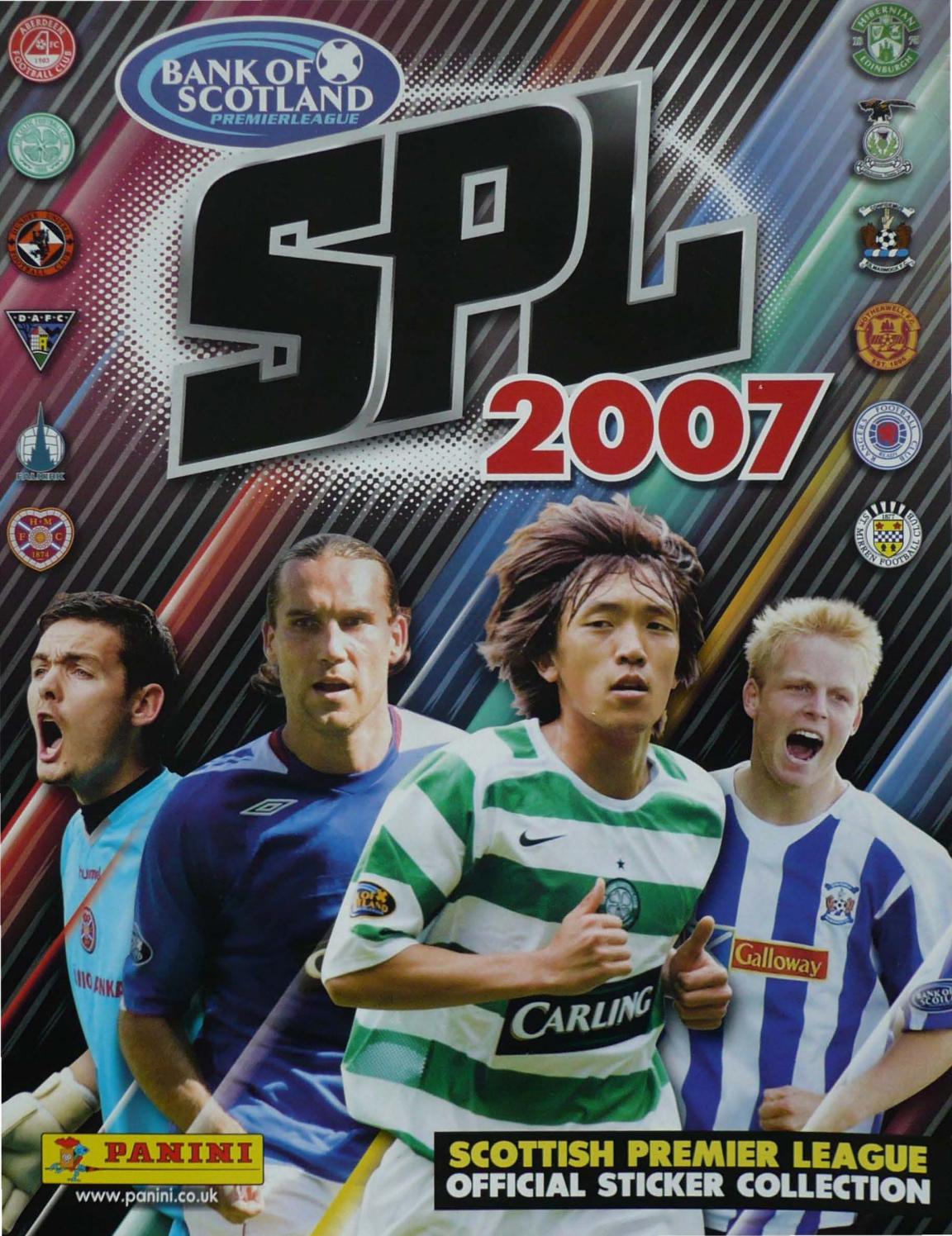 Panini Scottish Premier League 2006-2007 by Steve Verberckmoes - Issuu