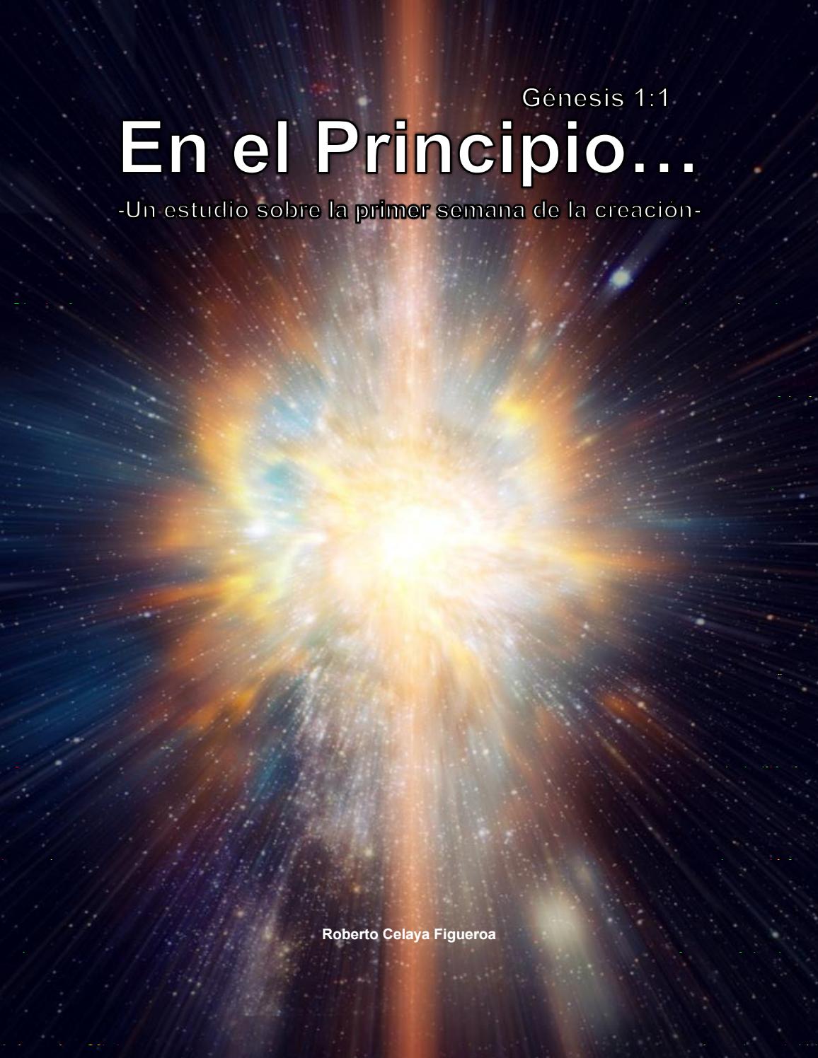 En el Principio… -Un estudio sobre la primer semana de la creación- by ...